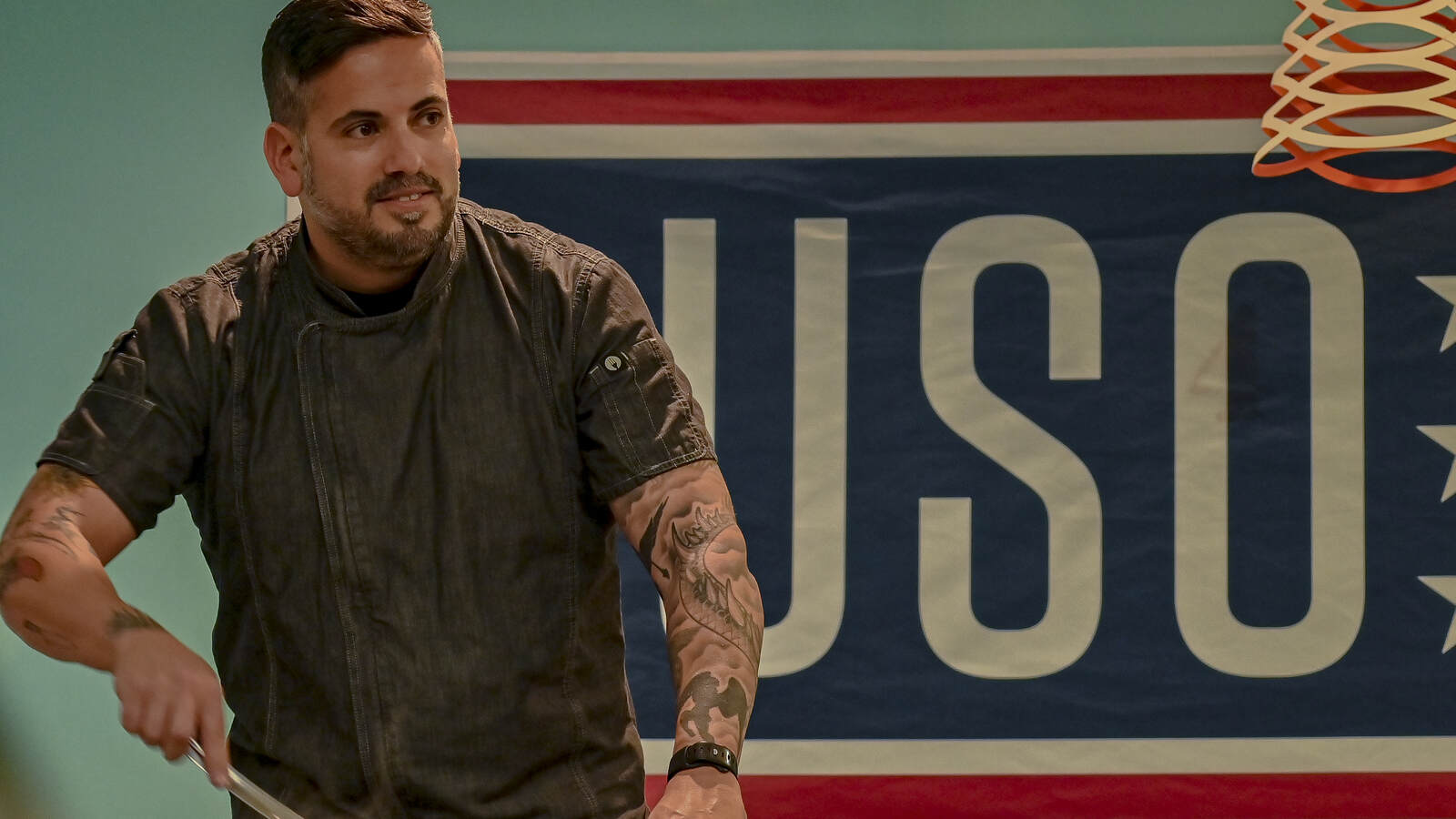 Chef Mike Castaneda Cooking Demo • USO Oklahoma